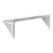 Regency 10" x 36" 16 Gauge Stainless Steel Heavy-Duty Solid Wall Shelf