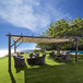 Paragon Outdoor Modena 12' x 20' Espresso Aluminum Pergola with ...