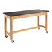 National Public Seating 30" x 72" x 30" Wood Science Lab Table with ...