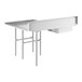 Regency 4' 16-Gauge Stainless Steel Soiled L-Shape Dishtable - Right ...