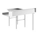 Regency 5' 16-Gauge Stainless Steel Clean L-Shape Dishtable - Left Island