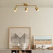 Globe 3-Light Modern Glam Matte Brass Track Light with Pivoting ...