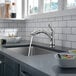 Delta Faucet 4353-DST Linden 1.5 GPM Deck-Mount Chrome Finish Kitchen ...