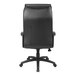 Boss Black LeatherPlus High-Back Executive Chair with Padded Loop Arms ...
