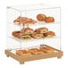Cal-Mil Renew 19 3/4" x 15 1/2" x 24" 3-Tier Faux Wood Bakery Display ...