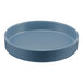 Cal-Mil Hudson 8" Stone Blue Raised Rim Melamine Plate