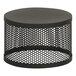 Cal-Mil Camden 7 1/2" x 5" Black Perforated Metal Round Display Stand