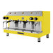 Astra Mega III M3S-018-YL Semi-Automatic Yellow Espresso Machine - 220V