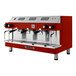 Astra Mega III M3-013-RD Automatic Red Espresso Machine - 220V