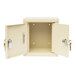 Omnimed 8" x 5 5/8" x 9" Beige Steel Economy Mini Wall-Mount Narcotics ...