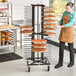 JackStack 104-Plate Extra-Long Mobile Pizza Plate Rack JS104/9"
