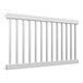 Mod-Fence Mod-Traditional 6' Unassembled White Traditional Fence Panel