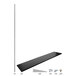 Econoco Beacon 48" x 12" x 96" Metal / Black Melamine Shelf Kit with 5 ...
