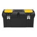 Stanley Series 2000 24" x 11 7/16" x 11" Black / Yellow Toolbox with 4 ...
