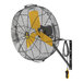 Big Ass Fans AirEye 24" Yellow Wall-Mounted Fan - 120V, 1/3 hp