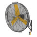 Big Ass Fans AirEye 36" Yellow Wall-Mounted Fan - 120V, 1/3 hp
