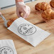 1 lb. 9 1/4" x 6 3/4" Customizable White Gourmet Bag - 1000/Case