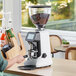 HeyCafe Buddy 2.6 lb. White On-Demand Espresso Grinder - 110V