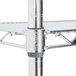 Metro 74P Stationary Super Erecta SiteSelect 74" Chrome Post