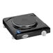 Cadco KR-1 Single Burner Black Portable Electric Hot Plate with 7 1/8 ...