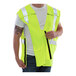 Tingley Job Sight FR Type R Class 2 Hi-Vis Lime Breakaway Flame ...