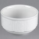 Tuxton CHB-070 Chicago 7 oz. 3 3/8" Bright White Stackable China Bouillon Cup - 36/Case