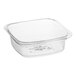 Good Natured 8 oz. Clear PLA Square Deli Container - 675/Case