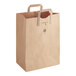Duro 1/6 Brown Paper Barrel Sack with Flat Handles - 300/Case