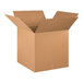 Lavex 20" x 20" x 20" Kraft Heavy-Duty Corrugated RSC Shipping Box - 10 ...
