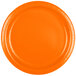 Creative Converting 47191B 9" Sunkissed Orange Paper Plate - 240/Case