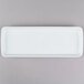 Tuxton BPZ-1341 13 1/2" x 5" Porcelain White Rectangular China Tray - 12/Case
