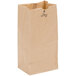 Duro 1/2 lb. Brown Paper Bag - 500/Bundle