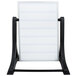 Aarco ROC-1 The Rocker Two Sided White Letterboard with Stand and ...