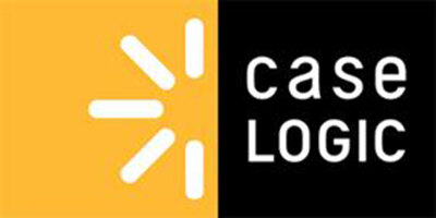 Case Logic 3200926 19 1/4" x 3 7/8" x 14 1/4" Black Clamshell Laptop Case