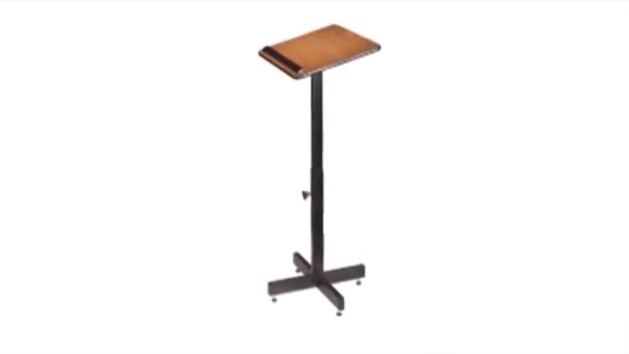 Oklahoma Sound Lectern Oklahoma Sound Portable Adjustable Lectern ...