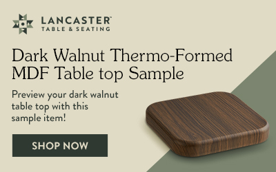 Lancaster Table & Seating 48" Round Thermo-Formed MDF Table Top with ...