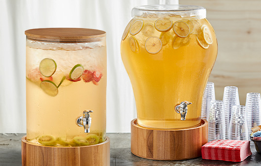 Glass Drink Dispensers at WebstaurantStore