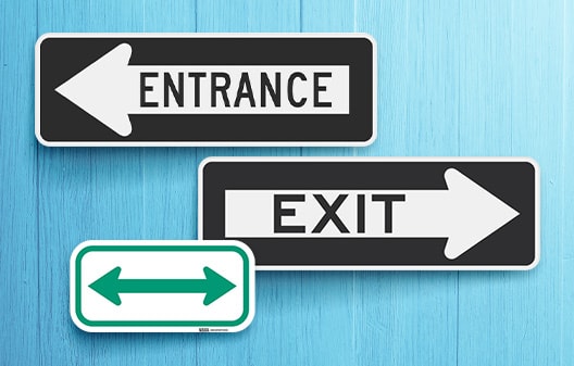 Wayfinding & Directional Signs - WebstaurantStore