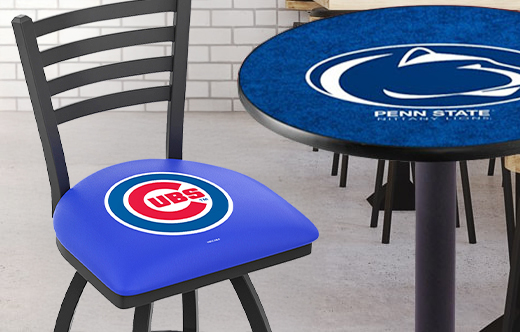 Sports Bar Stools: Sports Bar Stools with Backs & More