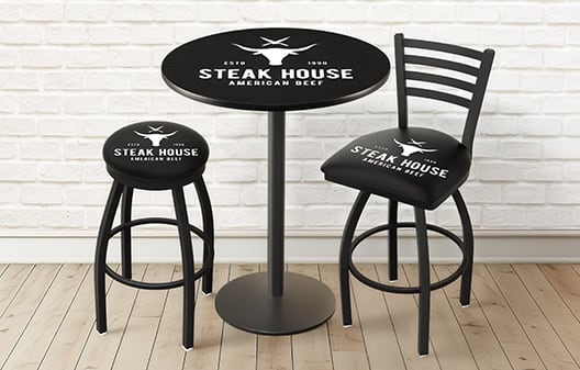 Custom Tables & Chairs with Your Logo - WebstaurantStore