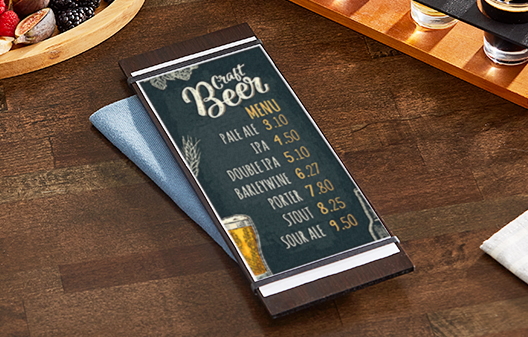 Wine List & Drink Menu Holders - WebstaurantStore