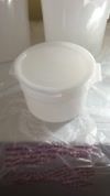 Carlisle 12, 18, and 22 Qt. White Round Polyethylene Food Storage ...