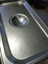 Choice 1/3 Size Stainless Steel Solid Steam Table / Hotel Pan Cover