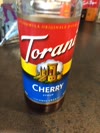Torani Cherry Flavoring Syrup 750 mL Plastic Bottle