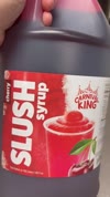 Carnival King 1 Gallon Blue Raspberry Slushy 5:1 Concentrate - 4/Case